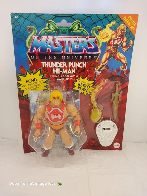 MASTERS OF THE Universe Origins Thunder Punch He-Man Deluxe Action ... MASTERS OF THE Universe Origins Thunder Punch He-Man Deluxe Action ...