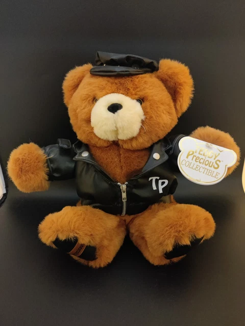 BIKER TEDDY PRECIOUS Collectible Stuffed Teddy Bear £40.68 - PicClick UK