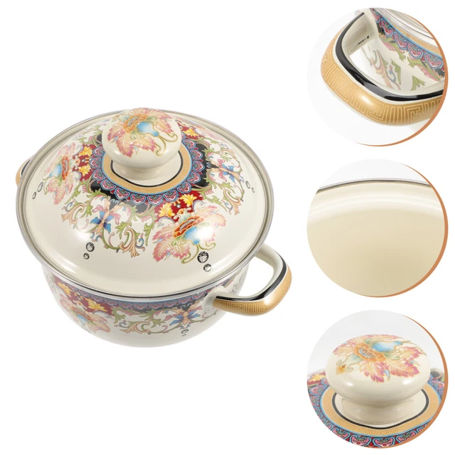 FAITOUTS AVEC COUVERCLES Grande Marmite Amphore En Émail EUR 41,29 ...