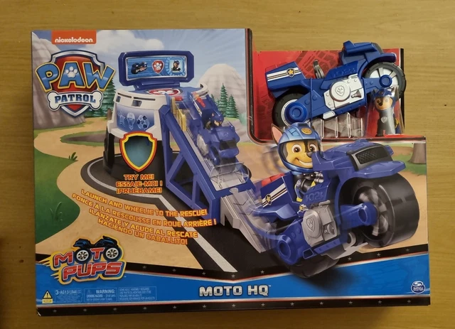 PAW PATROL CHASE Moto Pups Moto HQ Playset New (slight Tear In Box) £19 ...