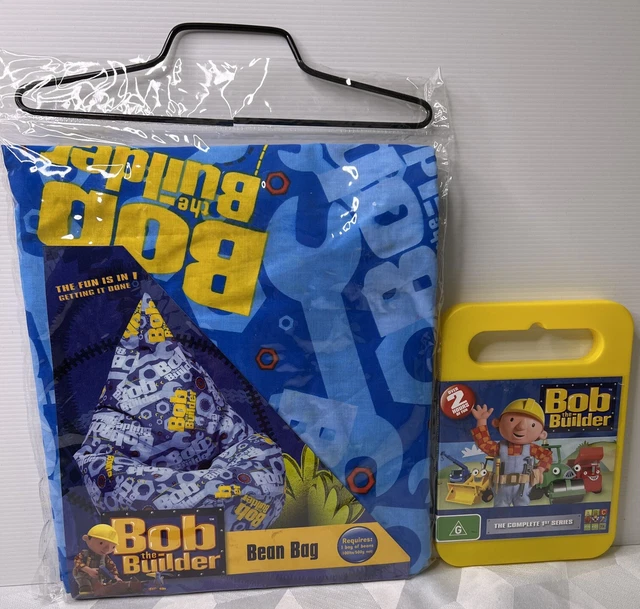 BOB THE BUILDER Brand New Children’s Bean Bag Cover + DVD 1st Series ...
