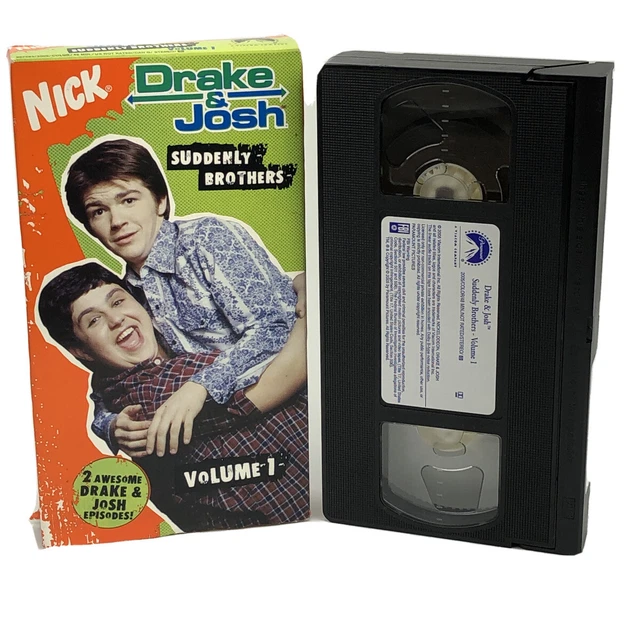 NICKELODEON VHS: DRAKE & Josh Suddenly Brothers Volume 1 Nice Condition ...