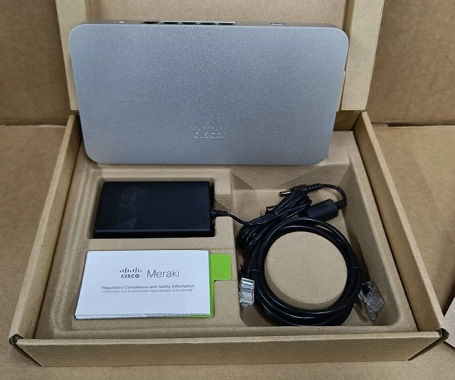 CISCO MERAKI MX64-HW Cloud Managed Security Appliance - Unclaimed £40. ...
