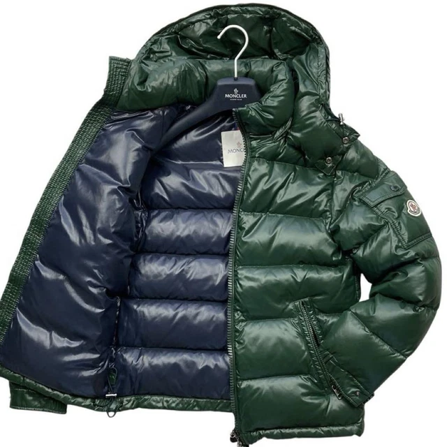 MONCLER GIUBBOTTO PARKA Piumino Uomo Maya Verde EUR 973,04 - PicClick IT