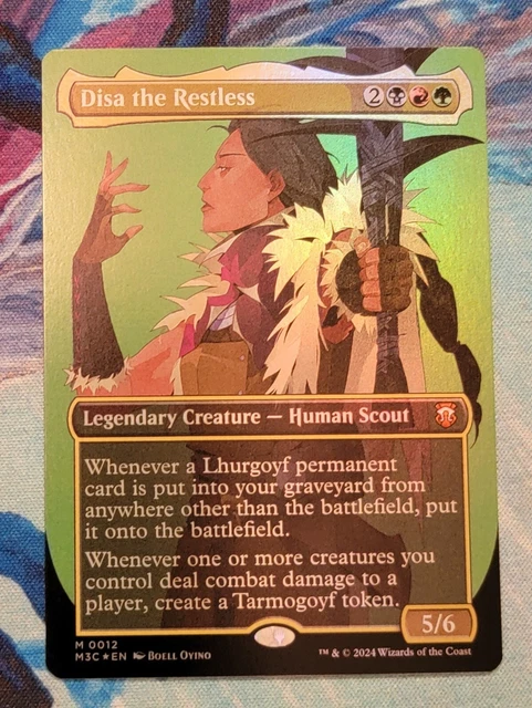 X1 DISA THE Restless FOIL BORDERLESS Commander : Modern Horizons 3 MH3 ...