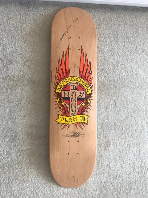 PLAN B SIGNED Danny Way Skateboard Deck 8.5" $99.00 - PicClick AU