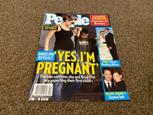 PEOPLE MAGAZINE 30/1/2006 Brad Pitt Angelina Jolie Dominic Monaghan ...