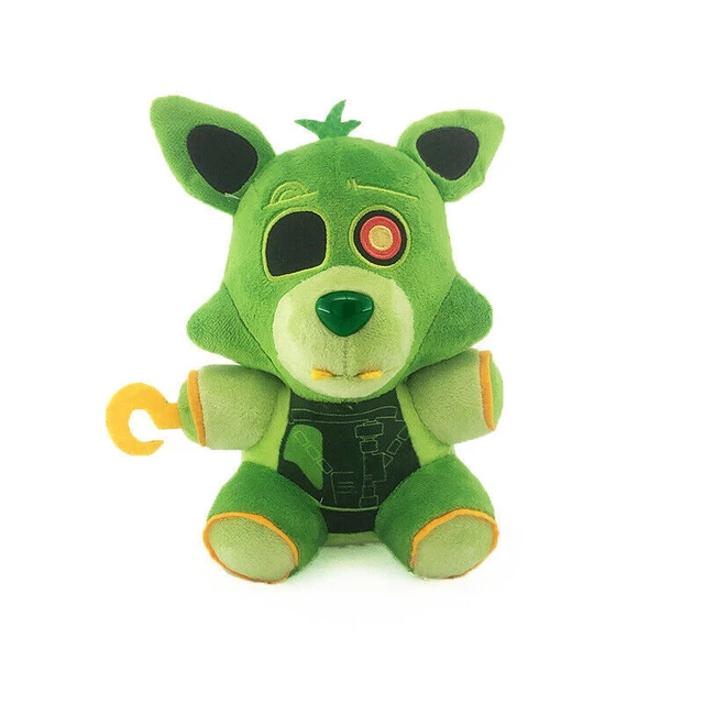 FNAF GREEN FOXY Plush Toys Security Breach Pirate Five Nights At Freddy ...