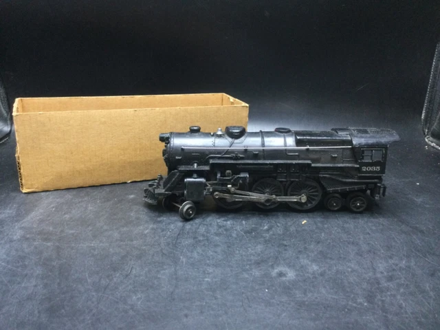 VINTAGE LIONEL 2035 O Gauge Steam Engine Train Postwar Heavy Cast R33 ...