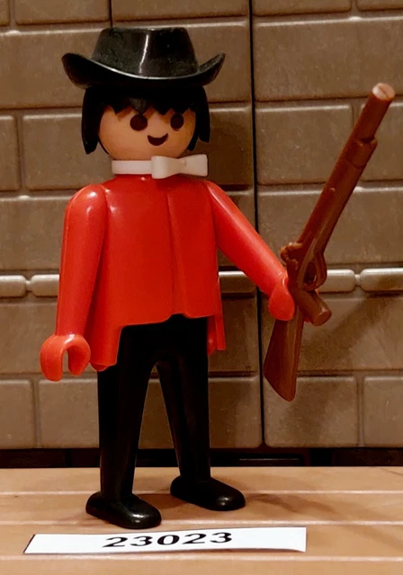 PLAYMOBIL VINTAGE ALTE Figur Männchen Männlein Klicky Cowboy Western ...