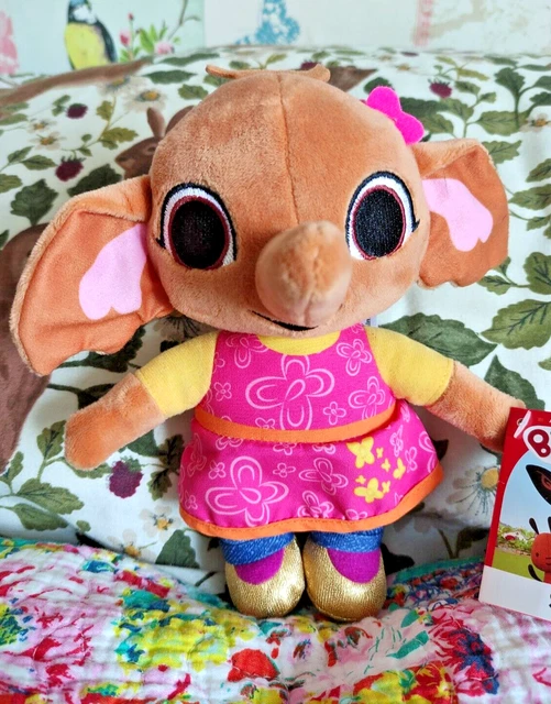 CBEEBIES BING BUNNY Sula Elephant 8 inch Soft Plush Toy Crinkly Ears £6 ...