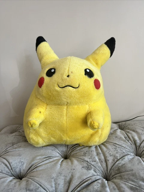 POKEMON VINTAGE 1999 Jumbo Giant Hasbro TOMY Chunky Fat Pikachu Plush ...