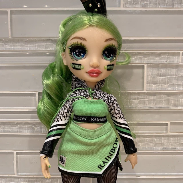 RAINBOW HIGH CHEER Jade Hunter Green Fashion Doll + Some Accessories ...