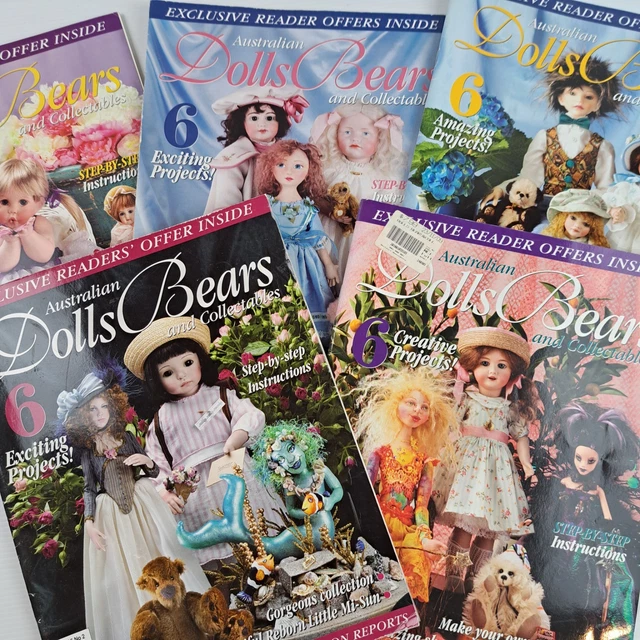 AUSTRALIAN DOLLS BEARS And Collectables Magazine Vol 16 No. 2 - 6 PB2Z ...
