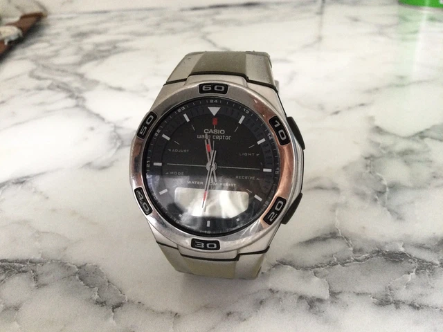 MENS VINTAGE CASIO Wave Ceptor £5.00 - PicClick UK