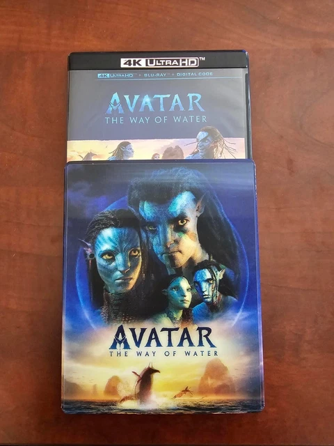 AVATAR: THE WAY of Water 4k Ultra Blu-ray Set w Lenticular Cover £21.68 ...