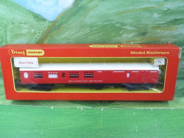 TRIANG HORNBY R740 Coach for Breakdown Crane Crew - boxed £19.99 ...