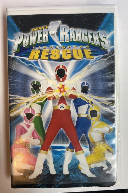 POWER RANGERS LIGHTSPEED Rescue - VHS Clamshell Full Length Movie 2000 ...
