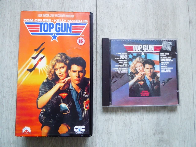 TOP GUN CIC VHS Video (tested) with Top Gun CD Tom Cruise £9.99 ...
