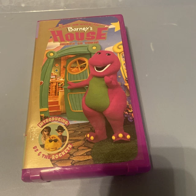 BARNEY COME ON Over To Barneys House VHS Tape 2000 Purple Clamshell ...