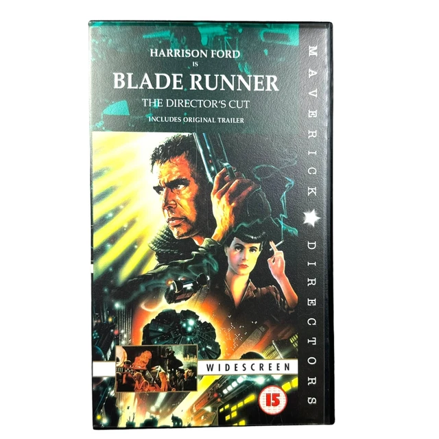 BLADE RUNNER VIDEO VHS Directors Cut Widescreen Video VHS Action 1991 £ ...