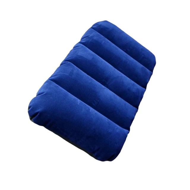 INFLATABLE CHAIR BACK Cushion Flocking Pillow Portable Nap Pillow ...