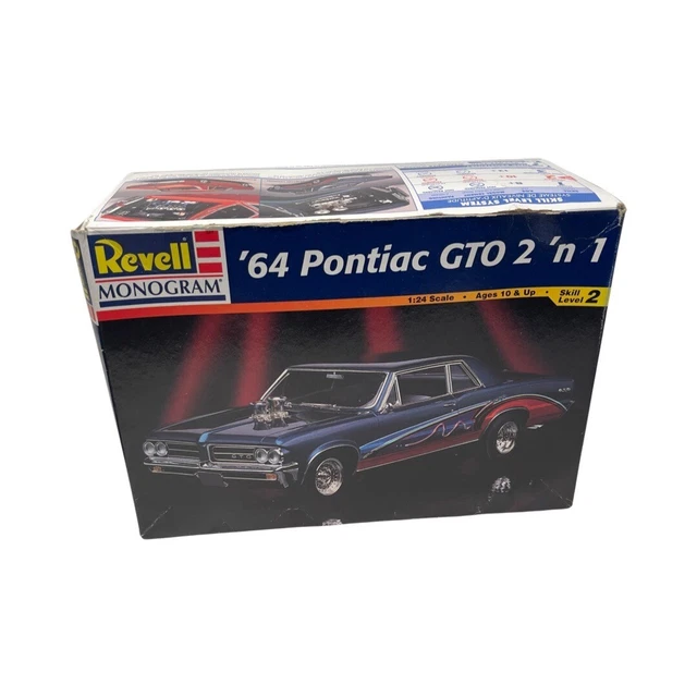 REVELL 85-2461 ‘64 Pontiac GTO Car 2’n1 Model Kit Scale 1:24 NEW EUR 36 ...