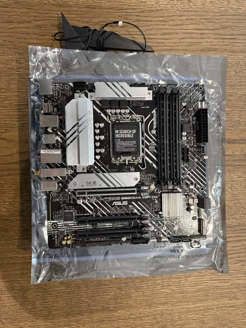 ASUS PRIME B660M-A WIFI D4 – LGA1700 Micro-ATX DDR4 Motherboard £27.00 ...