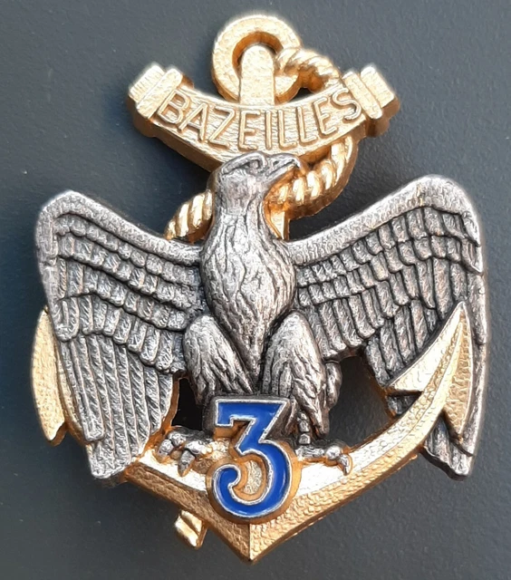 INSIGNE 3° RIMA Régiment d'Infanterie de Marine variante DELSART ORIGINAL BADGE EUR 12,99 ...