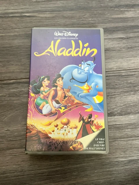CASSETTE ALADDIN - VHS SECAM Walt Disney Les Grands Classiques - VF EUR ...