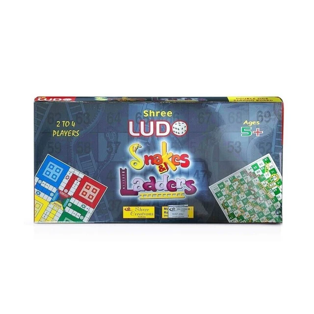 JEU DE SOCIÉTÉ Ludo et Snake and Ladder Deluxe | Saap Seedhi de grande ...