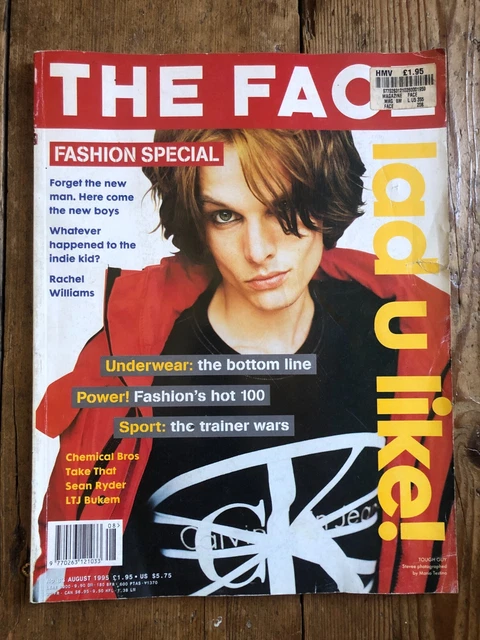 THE FACE MAGAZINE: Volume 2 No.83 | August 1995 - Fashion Special £21. ...