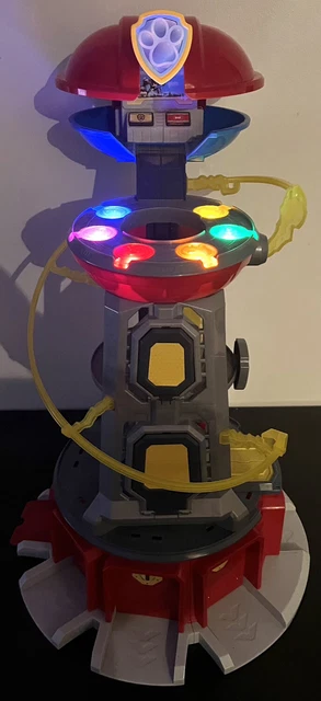 PAW PATROL MIGHTY Pups Super PAWs Lookout Tower Play-set with Lights ...