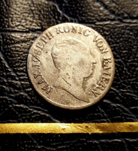 MÜNZE, KÖNIGREICH BAYERN, Max. I Joseph, Silber (Billon), 3 Kreuzer von ...