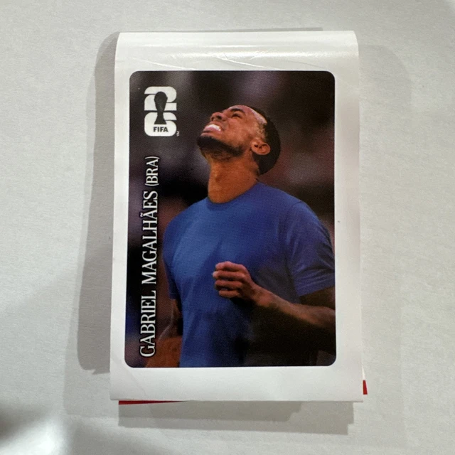 COCA COLA COKE FIFA World Cup 2026 Sticker Panini Gabriel Magalhaes ...