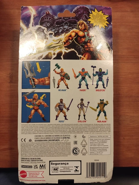 MASTERS OF THE Universe Origins Figurine He-Man Musclor Classic Mattel ...