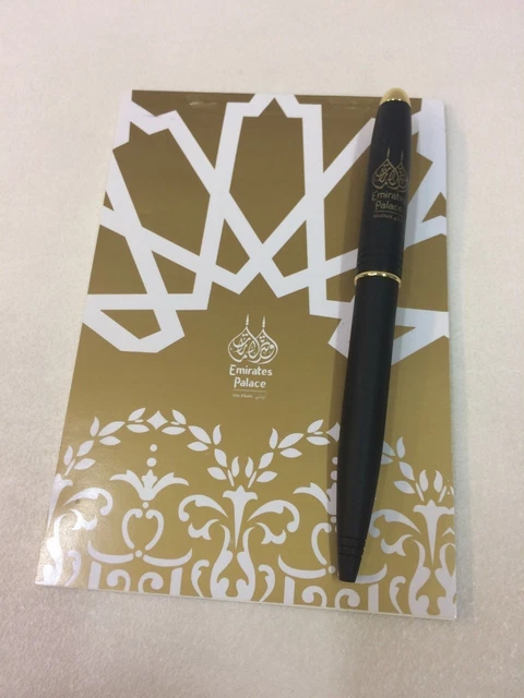 NEW EMIRATES PALACE Ballpoint Pen & Note Pad £20.00 - PicClick UK