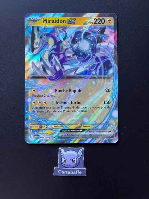 CARTE POKÉMON MIRAIDON EX 079/197 EV3 Flammes Obsidiennes NEUF EUR 5,85 ...