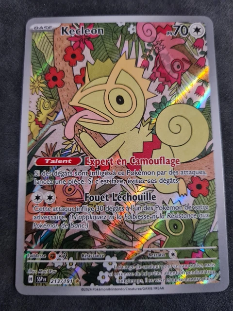 CARTE POKÉMON - Kecleon 213/191 - Étincelles Déferlantes - EV8 SSP EUR ...