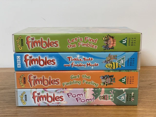 FIMBLES CBEEBIES CLASSIC British children’s vhs bundle/job lot (tested ...