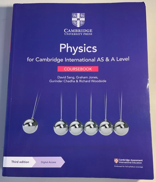CAMBRIDGE INTERNATIONAL AS & A Level Physics Coursebook - 3rd edition £ ...