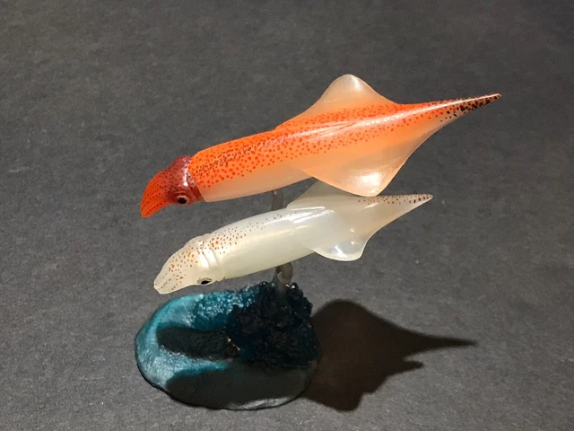 RARE RETIRED TAKARA Tomy Kaiyodo Yujin Spear Squid Mini PVC Figure £48. ...