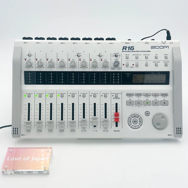 ZOOM R16 PORTABLE Multitrack Recorder Controller and Interface Good ...
