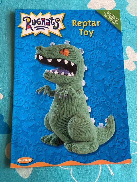🧶ALAN DART KNITTING Pattern Rugrats Reptar Soft Toy Dinosaur T Rex £26. ...