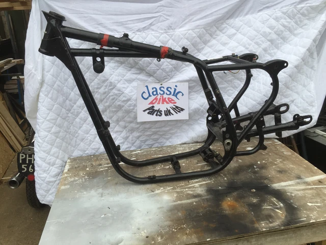 BSA A10 1959 Swing Arm Frame With Red V5C Log Book Flash Gold Star Rgs ...