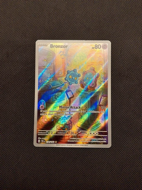 BRONZOR 170/162 ILLUSTRATION Rare SAR Pokemon Card. Temporal Forces S&V ...