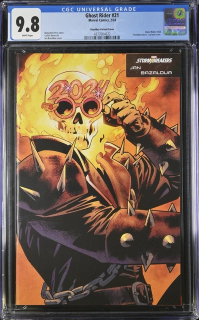GHOST RIDER #21 2024 CGC 9,8 wp - Housse Jan Bazaldua Stormbreakers EUR 6,06 - PicClick FR