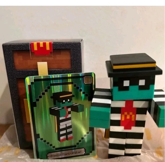 MCDONALDS MINECRAFT HAMBURGLAR Zombie Adult Happy Meal 2025 Hamburgler ...