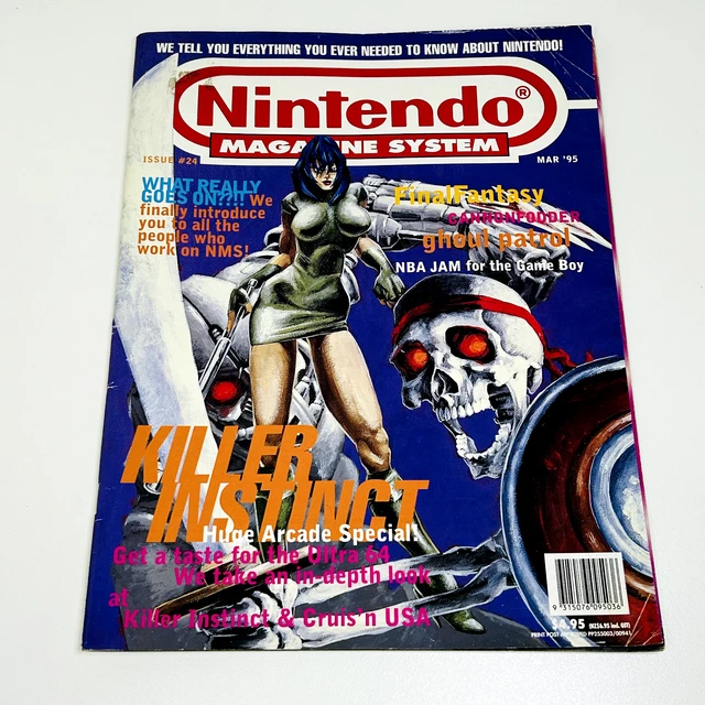 NINTENDO MAGAZINE SYSTEM Issue #24 March 1995 Killer Instinct, Final ...