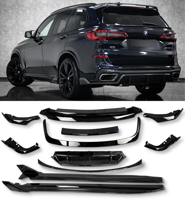 FULL AERO KIT Gloss Black Conversion Body Kit For Bmw X5 G05 2019+ £429 ...